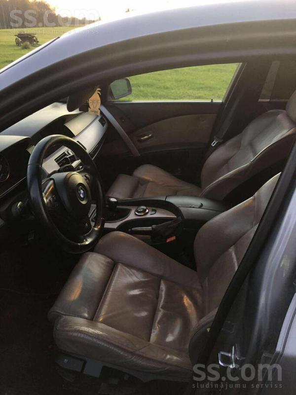 Pelēks BMW 525 2006 Rīga, ar dzinēja tilpumu 2.50 L un nobraukumu 376 tūkst. km par 4450 €, foto 7 vietnē AUTOMOTO.COM.LV