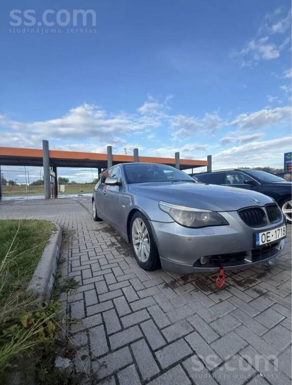 Grey BMW 525 2006 in Jekabpils, with an engine capacity of 2.50 L and mileage of 375 thousand km for 3100 €, photo 3 on AUTOMOTO.COM.LV
