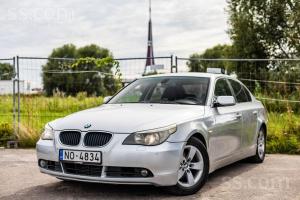 Grey BMW 525 2006 in Riga, with an engine capacity of 2.50 L and mileage of 364 thousand km for 4290 €, photo  on AUTOMOTO.COM.LV