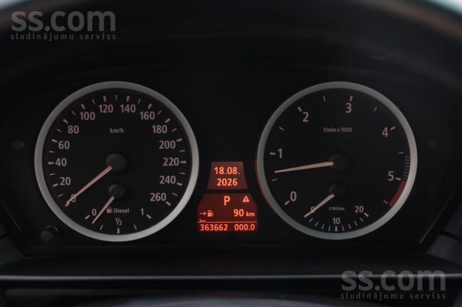 Grey BMW 525 2006 in Riga, with an engine capacity of 2.50 L and mileage of 364 thousand km for 4290 €, photo 18 on AUTOMOTO.COM.LV
