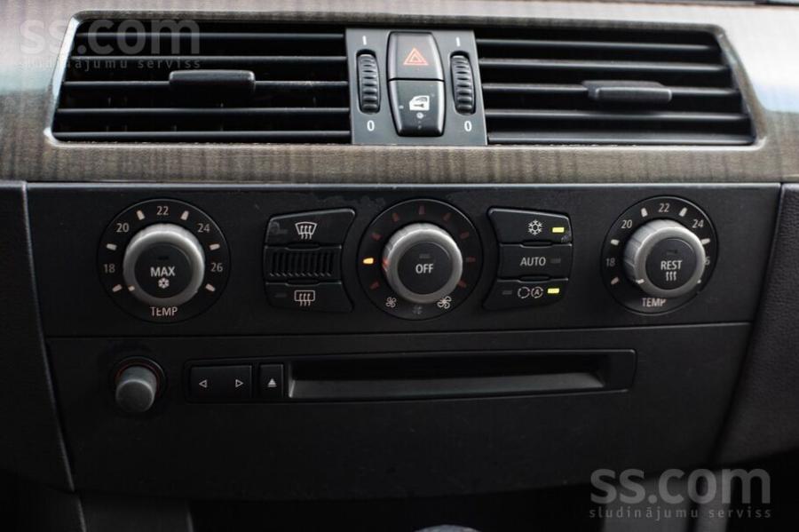 Grey BMW 525 2006 in Riga, with an engine capacity of 2.50 L and mileage of 364 thousand km for 4290 €, photo 21 on AUTOMOTO.COM.LV