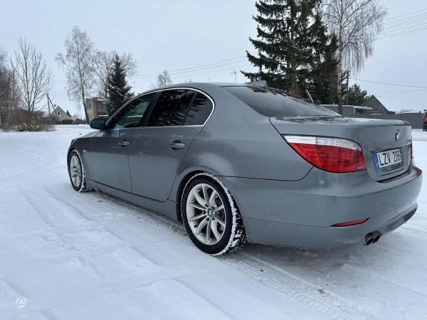 Grey BMW 525 2007 in Vilkaviskis, with an engine capacity of 2.50 L and mileage of 387 thousand km for 5500 €, photo 5 on AUTOMOTO.COM.LV
