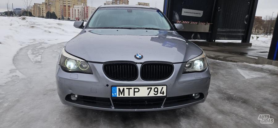 Grey BMW 525 2007 in Kaunas, with an engine capacity of 2.50 L and mileage of 350 thousand km for 2750 €, photo 1 on AUTOMOTO.COM.LV