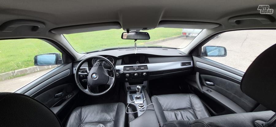 Grey BMW 525 2007 in Vilnius, with an engine capacity of 3.00 L and mileage of 430 thousand km for 5000 €, photo 8 on AUTOMOTO.COM.LV