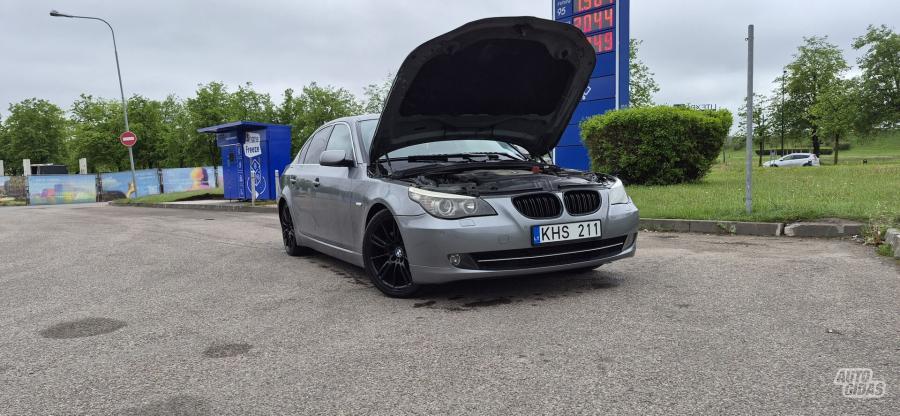Grey BMW 525 2007 in Vilnius, with an engine capacity of 3.00 L and mileage of 430 thousand km for 5000 €, photo 14 on AUTOMOTO.COM.LV