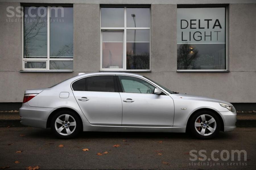 Grey BMW 525 2007 in Riga, with an engine capacity of 3.00 L and mileage of 405 thousand km for 4495 €, photo 4 on AUTOMOTO.COM.LV