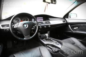 Grey BMW 525 2007 in Riga, with an engine capacity of 3.00 L and mileage of 405 thousand km for 4495 €, photo 8 on AUTOMOTO.COM.LV