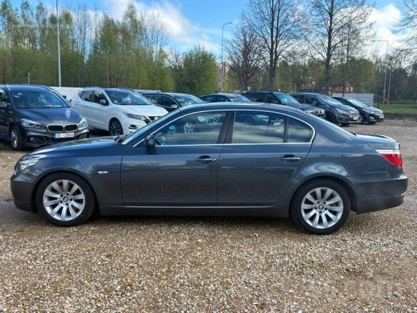 Grey BMW 525 2007 in Kuldiga, with an engine capacity of 3.00 L and mileage of 235 thousand km for 5390 €, photo 6 on AUTOMOTO.COM.LV