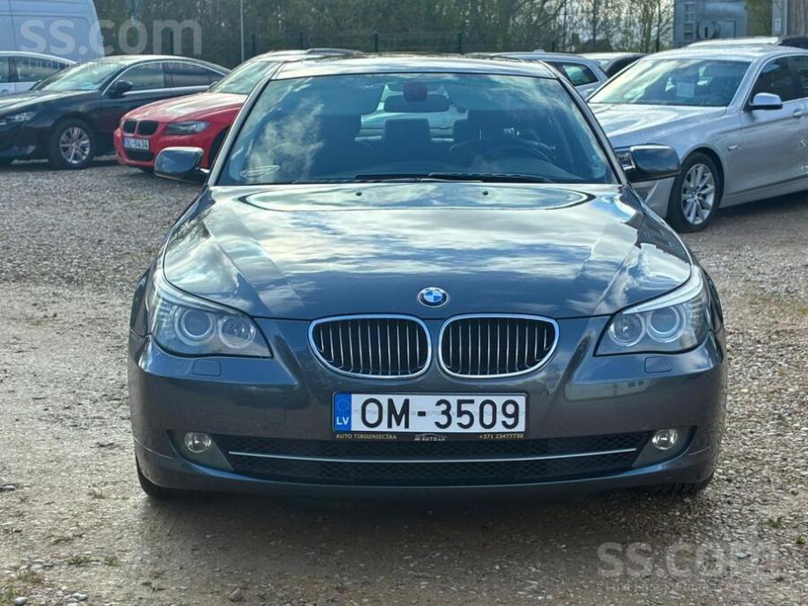 Grey BMW 525 2007 in Kuldiga, with an engine capacity of 3.00 L and mileage of 235 thousand km for 5390 €, photo 8 on AUTOMOTO.COM.LV