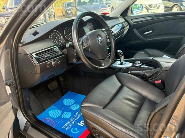 Grey BMW 525 2007 in Kuldiga, with an engine capacity of 3.00 L and mileage of 235 thousand km for 5390 €, photo 9 on AUTOMOTO.COM.LV