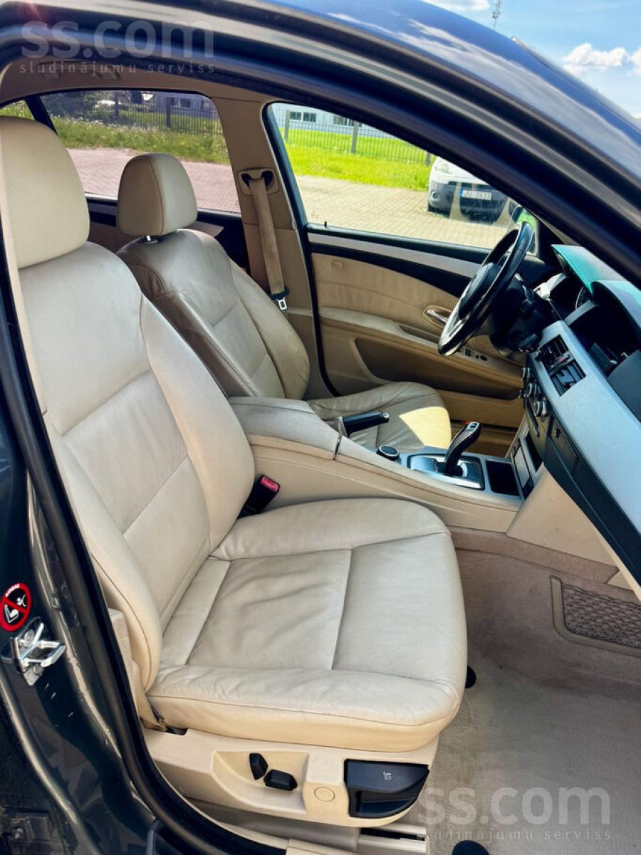 Pelēks BMW 525 2007 Rīga, ar dzinēja tilpumu 3.00 L un nobraukumu 230 tūkst. km par 4000 €, foto 11 vietnē AUTOMOTO.COM.LV