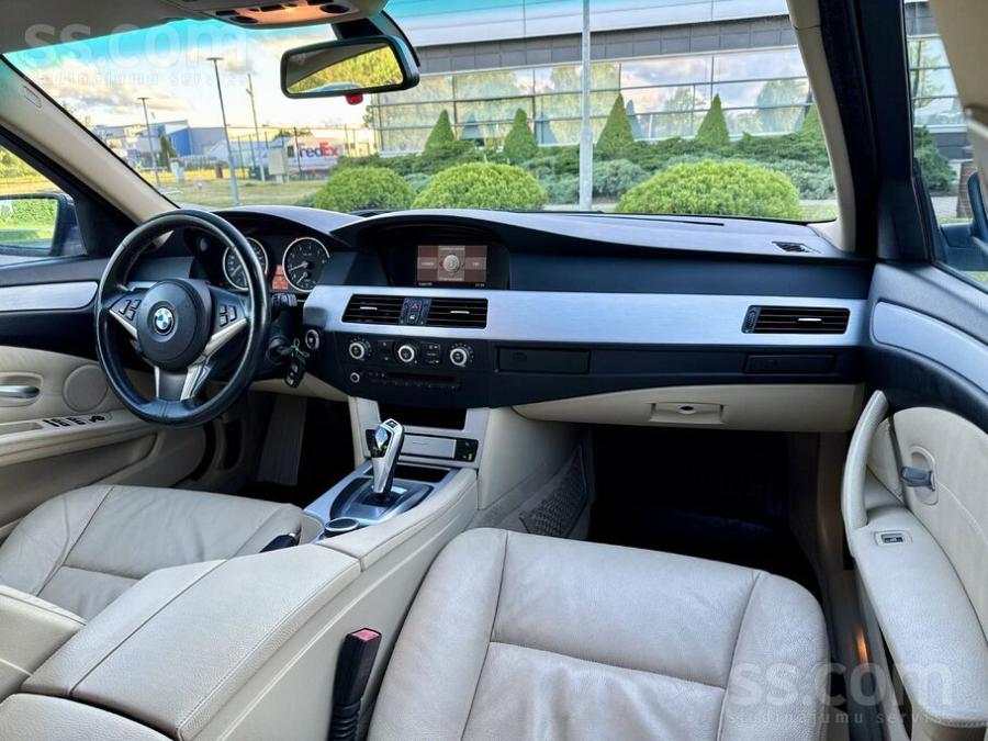 Pelēks BMW 525 2007 Rīga, ar dzinēja tilpumu 3.00 L un nobraukumu 230 tūkst. km par 3950 €, foto 14 vietnē AUTOMOTO.COM.LV