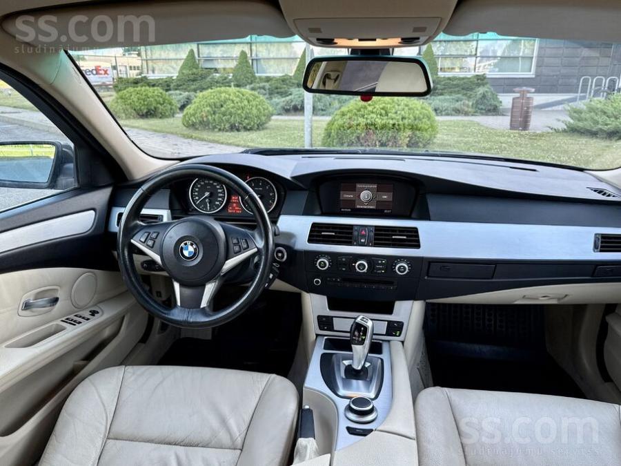 Pelēks BMW 525 2007 Rīga, ar dzinēja tilpumu 3.00 L un nobraukumu 230 tūkst. km par 3950 €, foto 17 vietnē AUTOMOTO.COM.LV