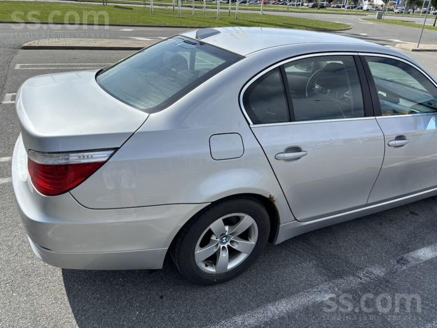 Grey BMW 525 2007 in Riga, with an engine capacity of 3.00 L and mileage of 393 thousand km for 3900 €, photo 5 on AUTOMOTO.COM.LV