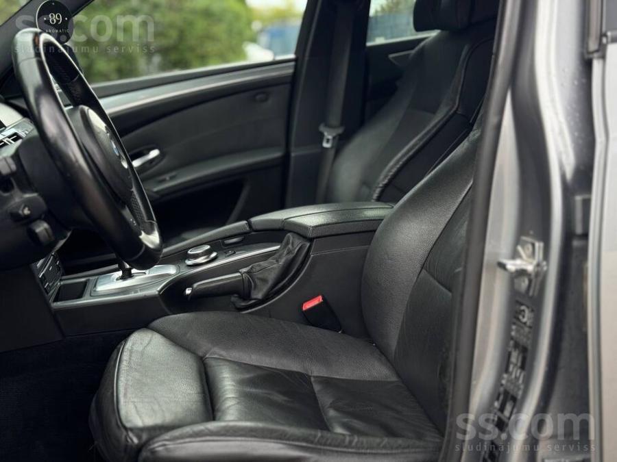 Pelēks BMW 525 2007 Rīga, ar dzinēja tilpumu 3.00 L un nobraukumu 290 tūkst. km par 5750 €, foto 11 vietnē AUTOMOTO.COM.LV