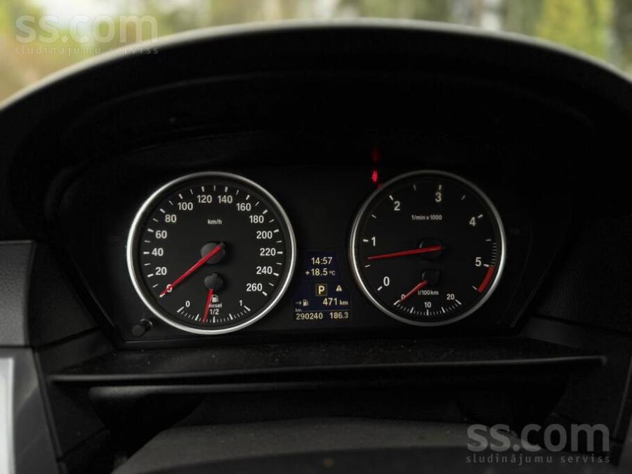 Pelēks BMW 525 2007 Rīga, ar dzinēja tilpumu 3.00 L un nobraukumu 290 tūkst. km par 5750 €, foto 23 vietnē AUTOMOTO.COM.LV