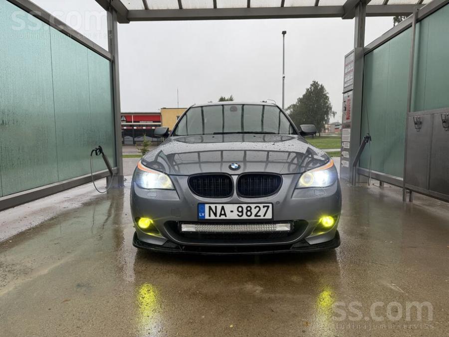 Pelēks BMW 525 2007 Madona, ar dzinēja tilpumu 3.00 L un nobraukumu 421 tūkst. km par 5500 €, foto 1 vietnē AUTOMOTO.COM.LV