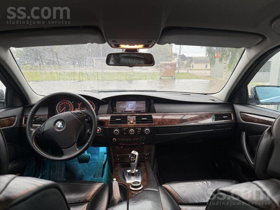 Pelēks BMW 525 2007 Madona, ar dzinēja tilpumu 3.00 L un nobraukumu 421 tūkst. km par 5500 €, foto 6 vietnē AUTOMOTO.COM.LV