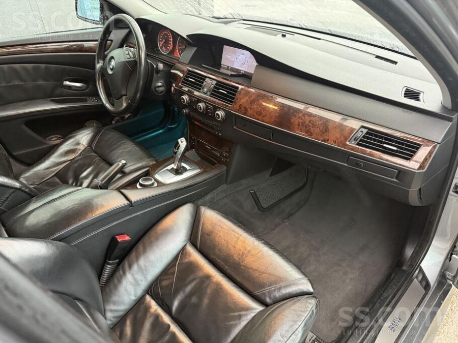 Pelēks BMW 525 2007 Madona, ar dzinēja tilpumu 3.00 L un nobraukumu 421 tūkst. km par 5500 €, foto 8 vietnē AUTOMOTO.COM.LV