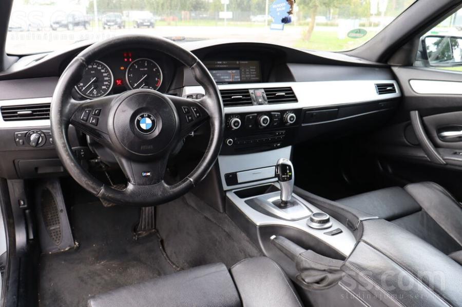 Grey BMW 525 2007 in Riga, with an engine capacity of 3.00 L and mileage of 292 thousand km for 4690 €, photo 7 on AUTOMOTO.COM.LV