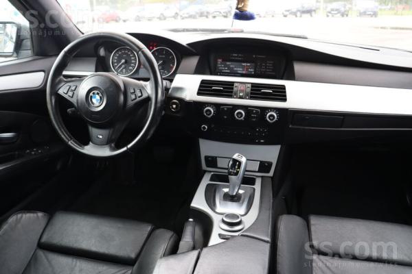 Grey BMW 525 2007 in Riga, with an engine capacity of 3.00 L and mileage of 292 thousand km for 4690 €, photo 7 on AUTOMOTO.COM.LV
