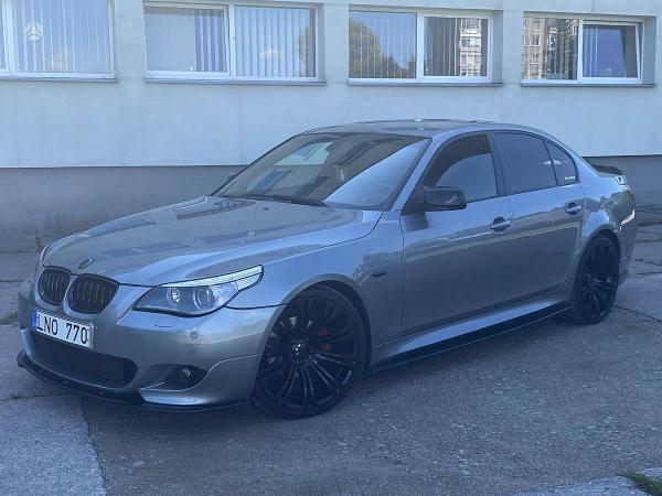 Pelēks BMW 525 2007 Kauņa, ar dzinēja tilpumu 2.50 L un nobraukumu 280 tūkst. km par 6250 €, foto 3 vietnē AUTOMOTO.COM.LV