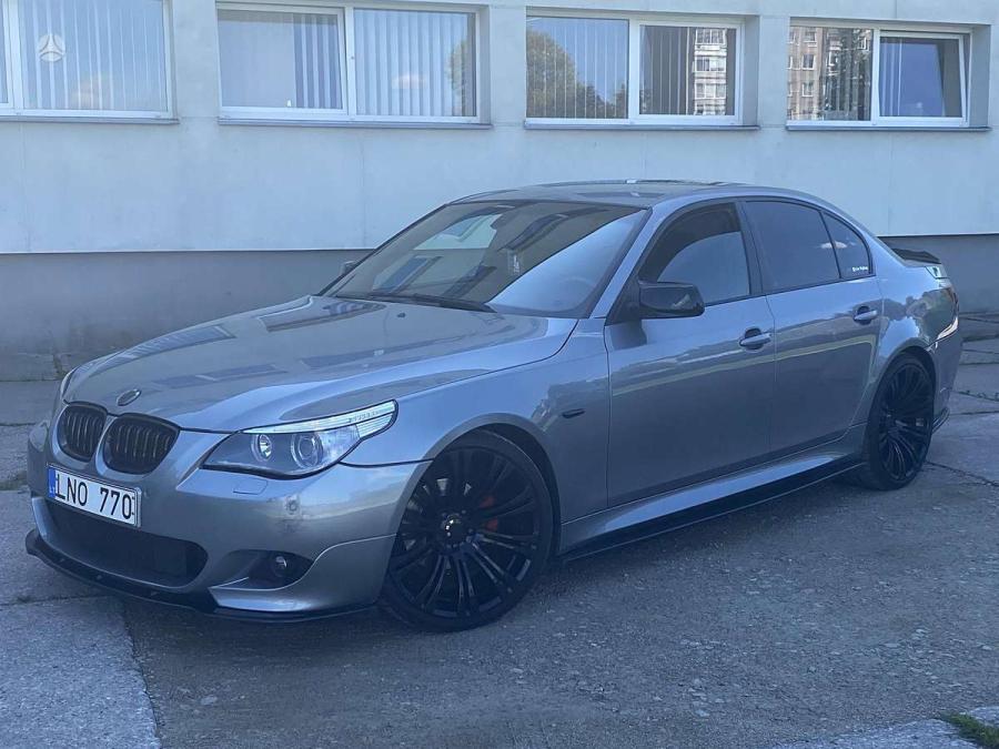 Pelēks BMW 525 2007 Kauņa, ar dzinēja tilpumu 2.50 L un nobraukumu 280 tūkst. km par 6250 €, foto 3 vietnē AUTOMOTO.COM.LV