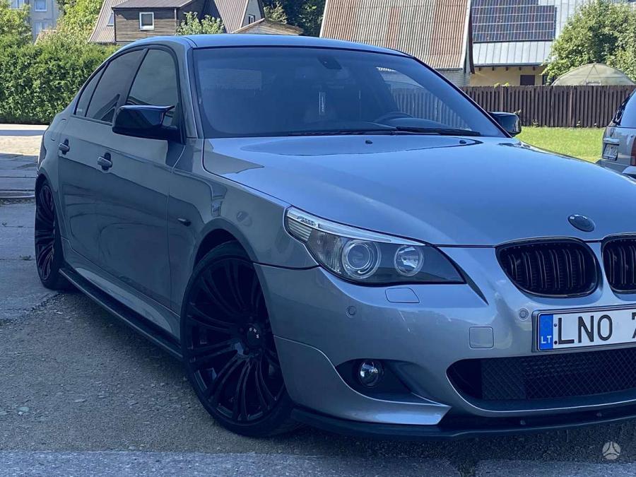 Pelēks BMW 525 2007 Kauņa, ar dzinēja tilpumu 2.50 L un nobraukumu 280 tūkst. km par 6250 €, foto 10 vietnē AUTOMOTO.COM.LV