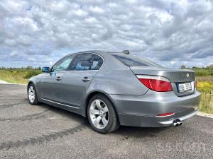 Grey BMW 525 2007 in Jelgava, with an engine capacity of 3.00 L and mileage of 287 thousand km for 4190 €, photo 3 on AUTOMOTO.COM.LV