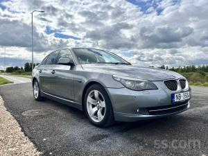 Grey BMW 525 2007 in Jelgava, with an engine capacity of 3.00 L and mileage of 287 thousand km for 4190 €, photo 6 on AUTOMOTO.COM.LV