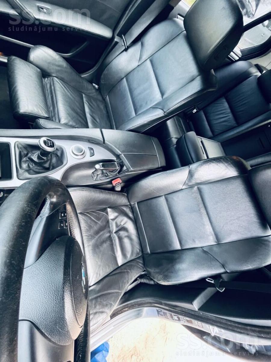Pelēks BMW 525 2007 Kuldīga, ar dzinēja tilpumu 3.00 L un nobraukumu 425 tūkst. km par 6000 €, foto 8 vietnē AUTOMOTO.COM.LV