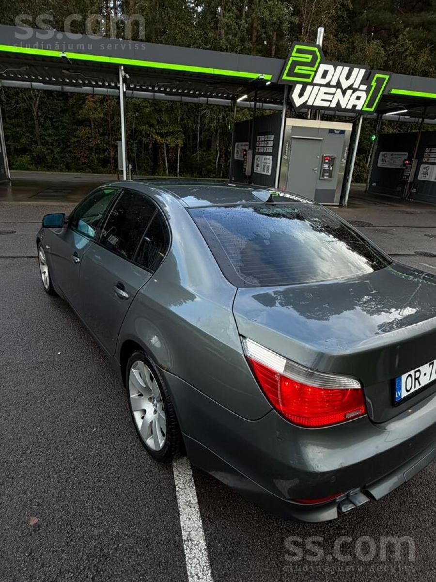 Pelēks BMW 525 2007 Rīga, ar dzinēja tilpumu 2.50 L un nobraukumu 427 tūkst. km par 2700 €, foto 4 vietnē AUTOMOTO.COM.LV