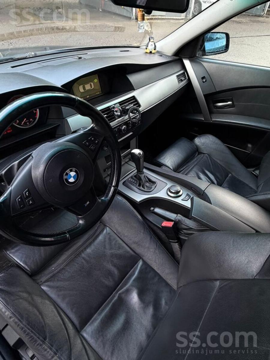 Pelēks BMW 525 2007 Rīga, ar dzinēja tilpumu 2.50 L un nobraukumu 427 tūkst. km par 2700 €, foto 12 vietnē AUTOMOTO.COM.LV