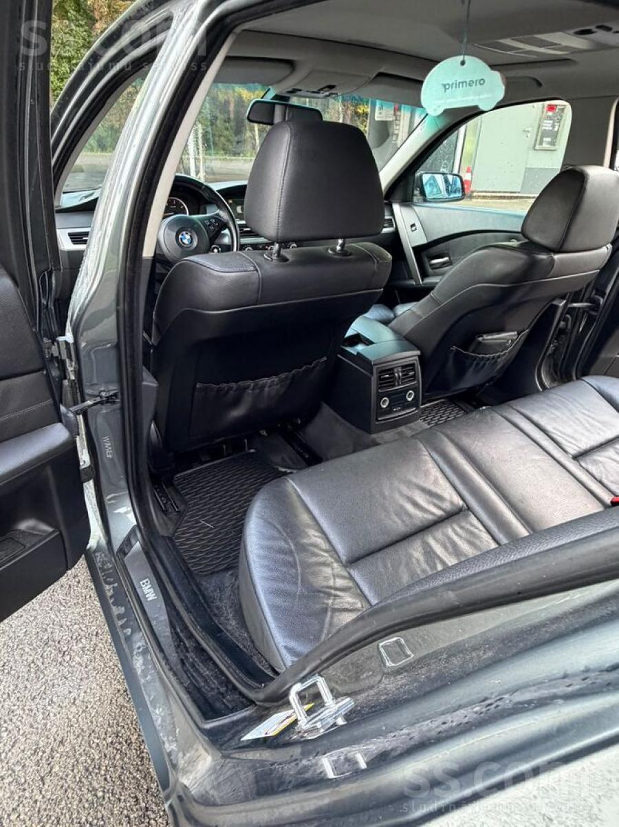 Pelēks BMW 525 2007 Rīga, ar dzinēja tilpumu 2.50 L un nobraukumu 427 tūkst. km par 2700 €, foto 13 vietnē AUTOMOTO.COM.LV