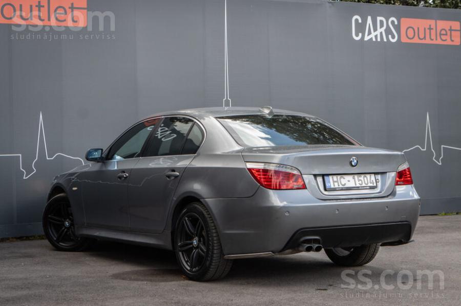 Pelēks BMW 525 2007 Rīga, ar dzinēja tilpumu 3.00 L un nobraukumu 326 tūkst. km par 6690 €, foto 5 vietnē AUTOMOTO.COM.LV