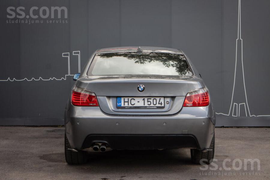 Pelēks BMW 525 2007 Rīga, ar dzinēja tilpumu 3.00 L un nobraukumu 326 tūkst. km par 6690 €, foto 6 vietnē AUTOMOTO.COM.LV