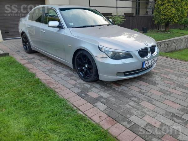 Grey BMW 525 2008 in Ogre, with an engine capacity of 3.00 L and mileage of 386 thousand km for 3700 €, photo 2 on AUTOMOTO.COM.LV