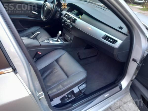 Grey BMW 525 2008 in Ogre, with an engine capacity of 3.00 L and mileage of 386 thousand km for 3700 €, photo 7 on AUTOMOTO.COM.LV