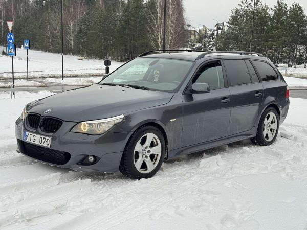 Grey BMW 525 2008 in Vilnius, with an engine capacity of 2.50 L and mileage of 400 thousand km for 5000 €, photo 1 on AUTOMOTO.COM.LV