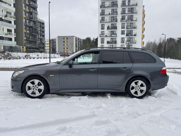 Grey BMW 525 2008 in Vilnius, with an engine capacity of 2.50 L and mileage of 400 thousand km for 5000 €, photo 5 on AUTOMOTO.COM.LV