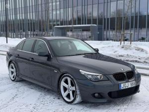Pelēks BMW 525 2008 Viļņa, ar dzinēja tilpumu 3.00 L un nobraukumu 425 tūkst. km par 6350 €, foto  vietnē AUTOMOTO.COM.LV