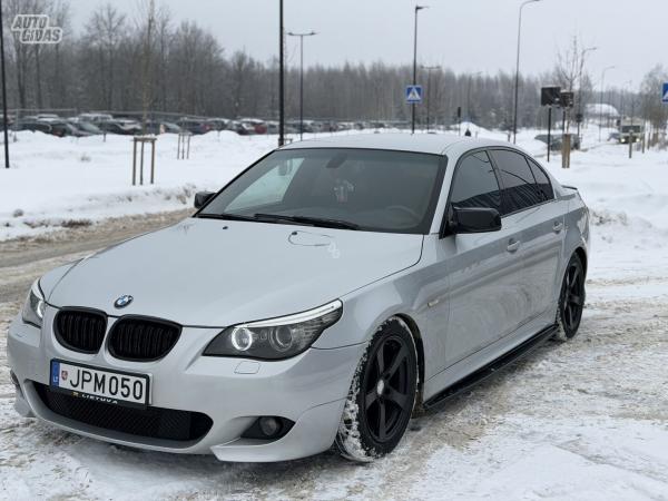 Grey BMW 525 2008 in Vilnius, with an engine capacity of 3.00 L and mileage of 390 thousand km for 5550 €, photo 7 on AUTOMOTO.COM.LV