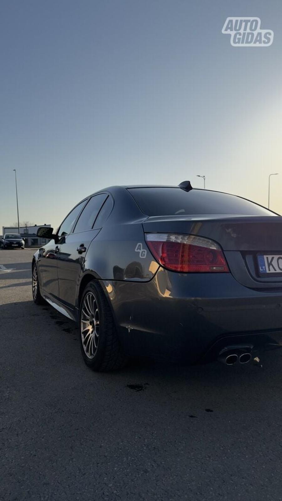 Pelēks BMW 525 2008 Kauņa, ar dzinēja tilpumu 3.00 L un nobraukumu 338 tūkst. km par 5150 €, foto 6 vietnē AUTOMOTO.COM.LV