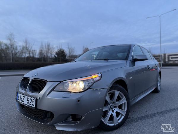 Grey BMW 525 2008 in Vilnius, with an engine capacity of 3.00 L and mileage of 649 thousand km for 2350 €, photo 1 on AUTOMOTO.COM.LV