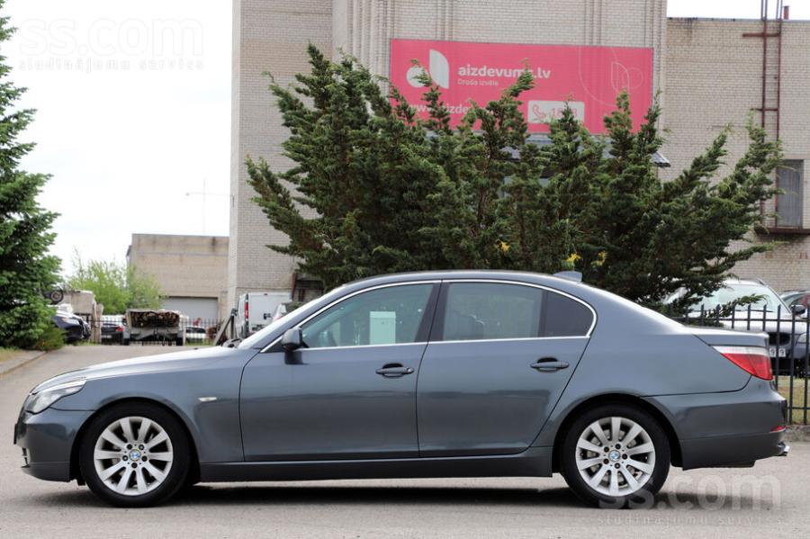 Grey BMW 525 2008 in Tukums, with an engine capacity of 3.00 L and mileage of 381 thousand km for 5990 €, photo 6 on AUTOMOTO.COM.LV