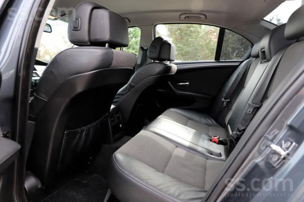 Pelēks BMW 525 2008 Tukums, ar dzinēja tilpumu 3.00 L un nobraukumu 381 tūkst. km par 5990 €, foto 9 vietnē AUTOMOTO.COM.LV