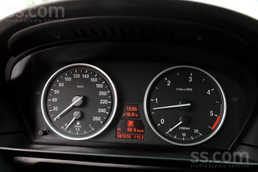 Grey BMW 525 2008 in Tukums, with an engine capacity of 3.00 L and mileage of 381 thousand km for 5990 €, photo 13 on AUTOMOTO.COM.LV