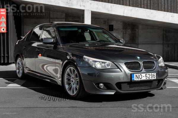 Pelēks BMW 525 2008 Rīga, ar dzinēja tilpumu 3.00 L un nobraukumu 299 tūkst. km par 6990 €, foto 1 vietnē AUTOMOTO.COM.LV