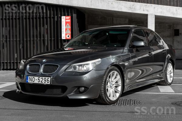 Pelēks BMW 525 2008 Rīga, ar dzinēja tilpumu 3.00 L un nobraukumu 299 tūkst. km par 6990 €, foto 3 vietnē AUTOMOTO.COM.LV