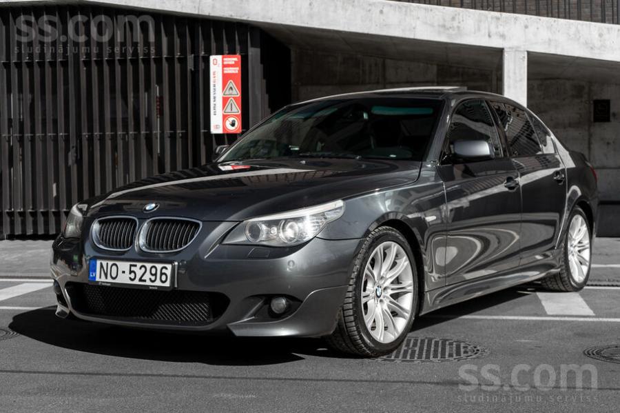 Pelēks BMW 525 2008 Rīga, ar dzinēja tilpumu 3.00 L un nobraukumu 299 tūkst. km par 6990 €, foto 4 vietnē AUTOMOTO.COM.LV